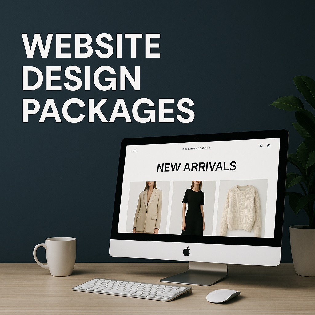 Web Design Packages – The Manila Clothing LLC